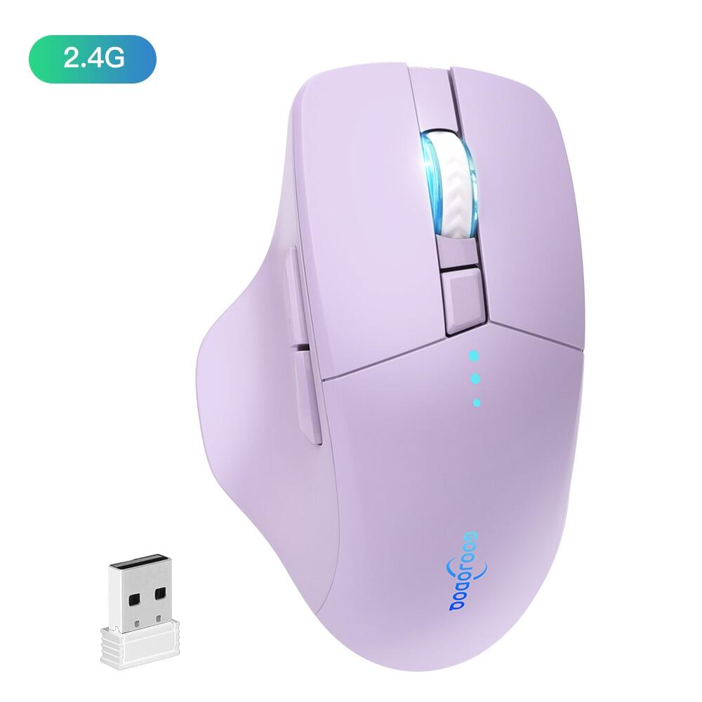 GOOJODOQ Bluetooth wireless mouse 2.4G mouse gamer 4000 DPI Optical ...