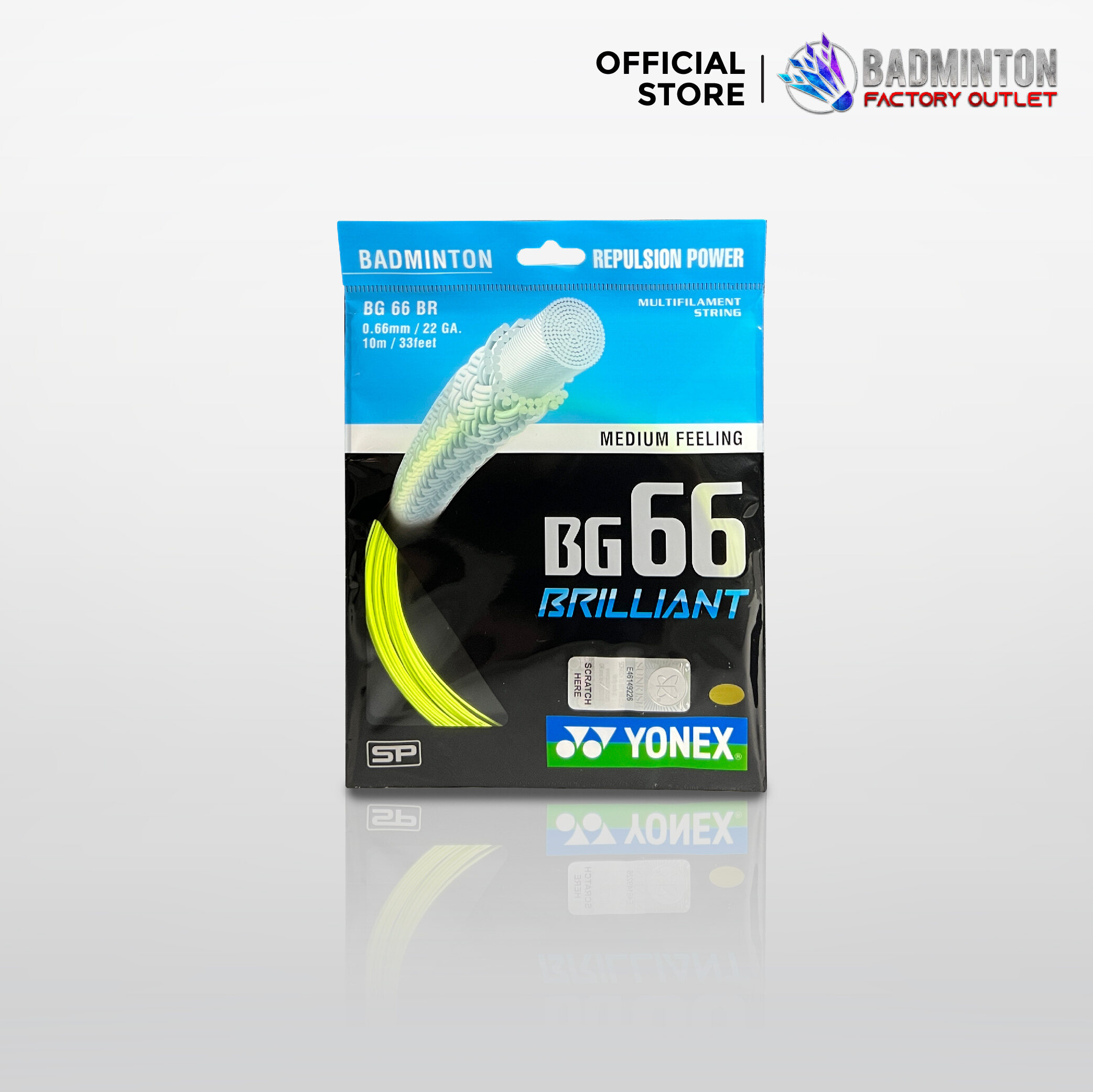 YONEX Original Badminton String - BG 66 Brilliant Badminton String | Lazada
