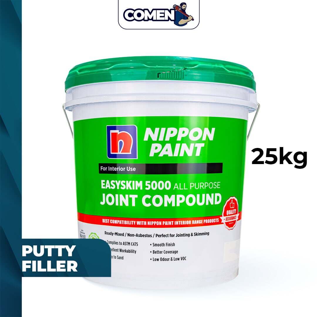 NIPPON PAINT Easyskim 5000 All Purpose Joint Compound 25KG Wall Crack ...