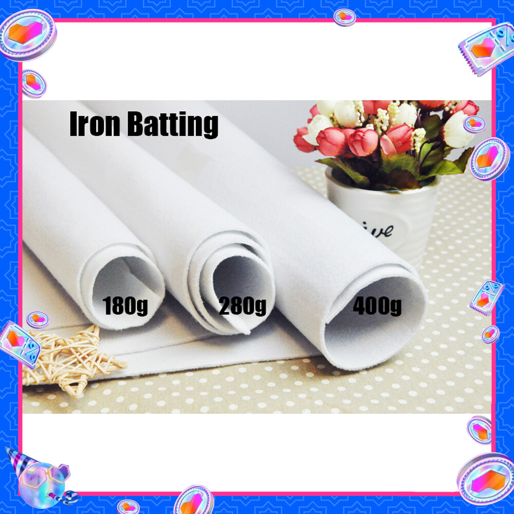 Iron Batting 180g / 200g / 280g / 320g / 400g Batting Bergam Polyester ...