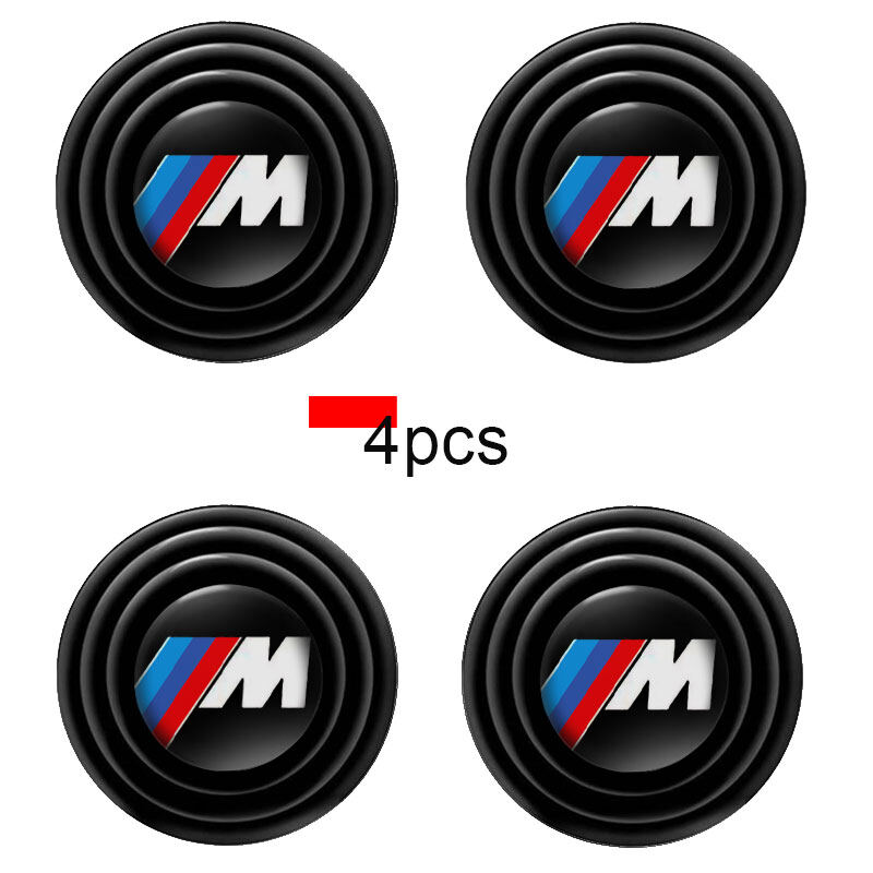 โลโก้รถประตู Shock สติกเกอร์เงียบหนาเบาะ Shock Absorbing ปะเก็นสำหรับ BMW M E34 E36 E60 E90 E46 ...