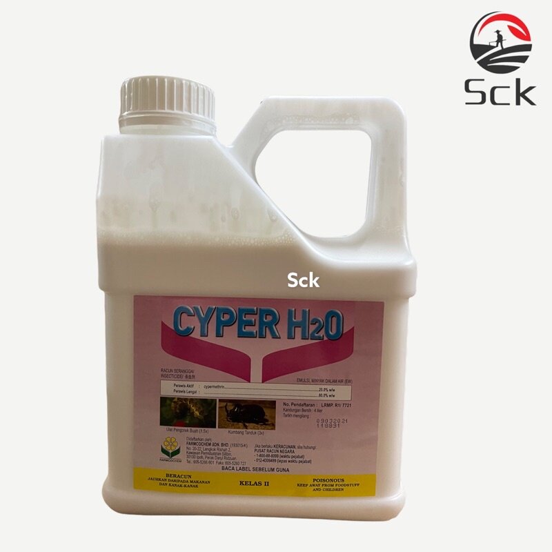 CYPER H20 4LITER /Racun serangga/Cypermethrin 20% | Lazada