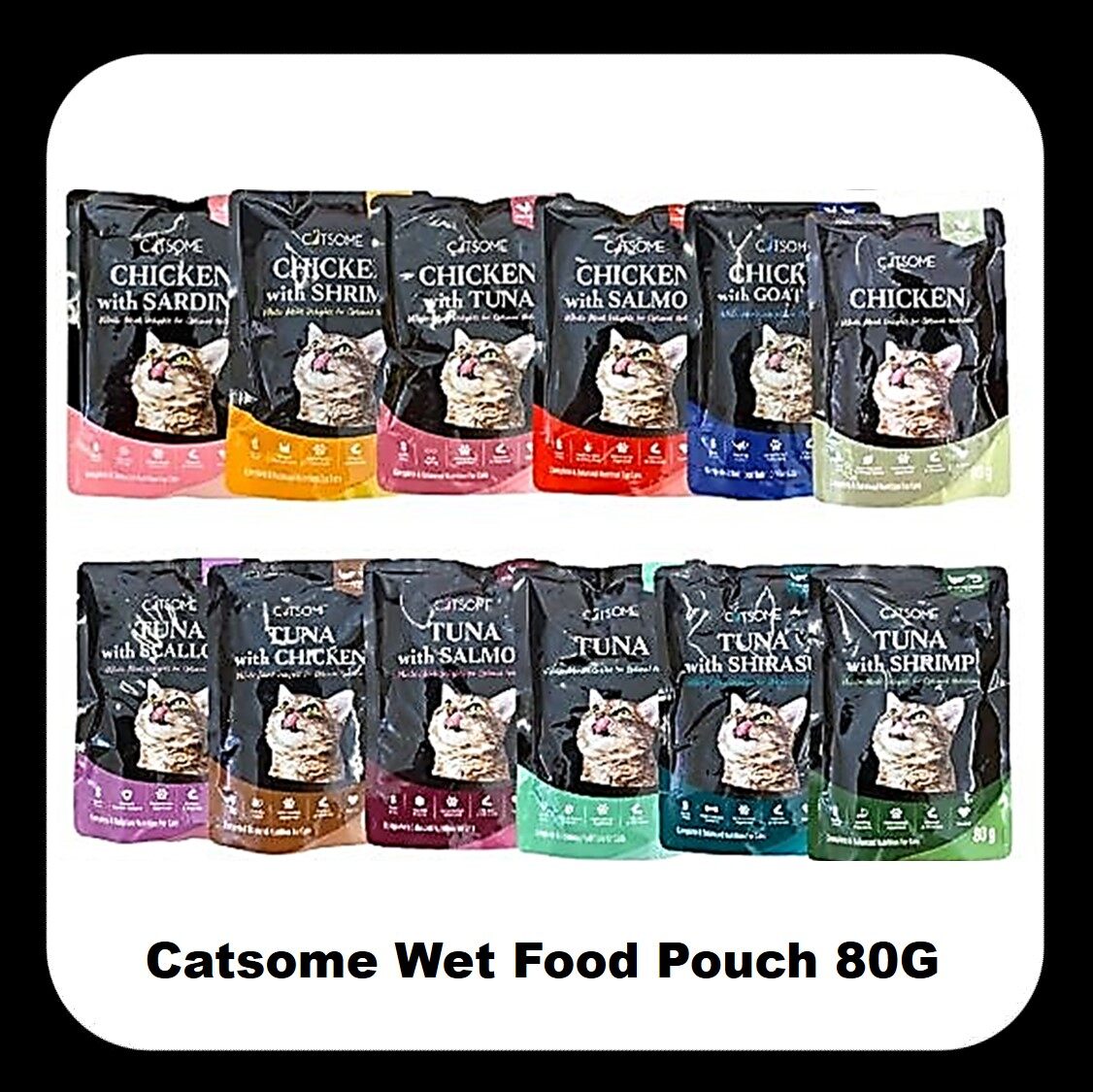 Catsome Wet Food Pouch 80G / Cat Wet Food 80G | Lazada
