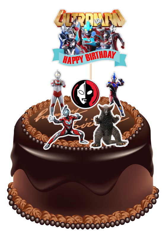 Ultraman Cake Topper (Laminated) | Lazada