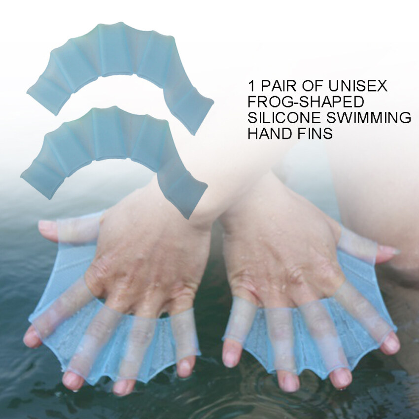 1 Pair Of Unisex Frog-Shaped Silicone Belts, Swimming Hand Fins, Fins ...