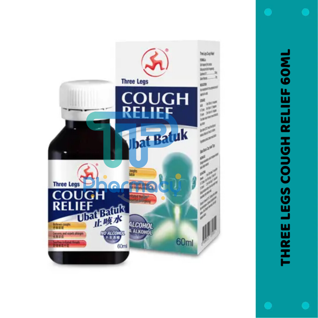 THREE LEGS COUGH RELIEF 60ML 😷 | Lazada