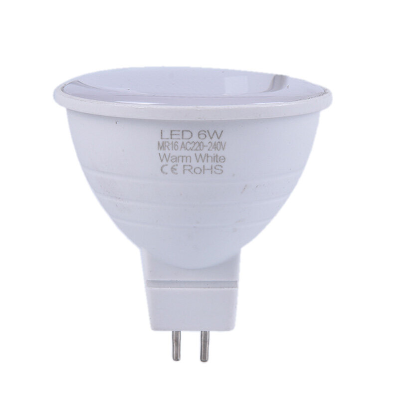GU10หรี่แสงได้ COB LED Spotlight 6W MR16หลอดไฟ220V โคมไฟสีขาว Down ...