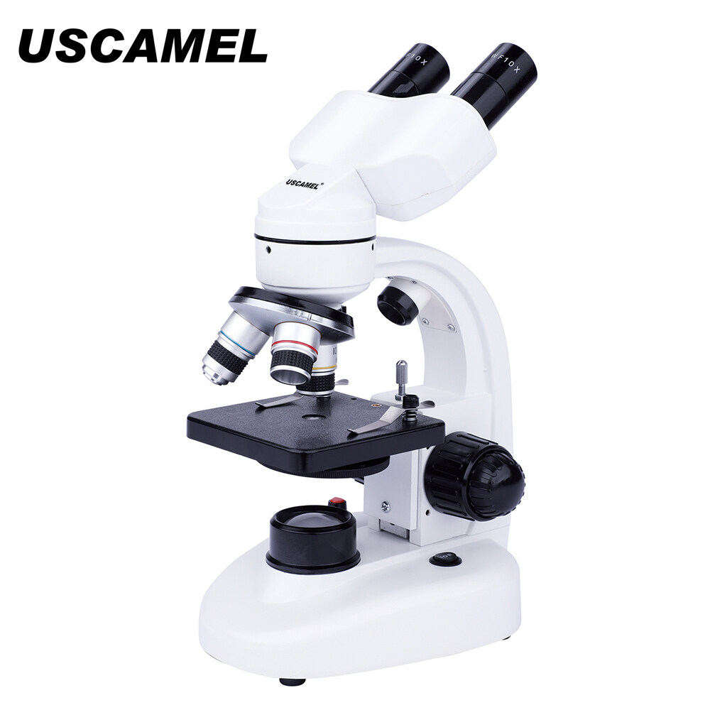 USCAMEL 40x-1000x Professional Binocular Microscope Biological ...