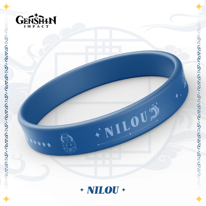 Genshin silicone bracelet Zhongli Raiden Shogun Kaedehara Kazuha Hutao ...