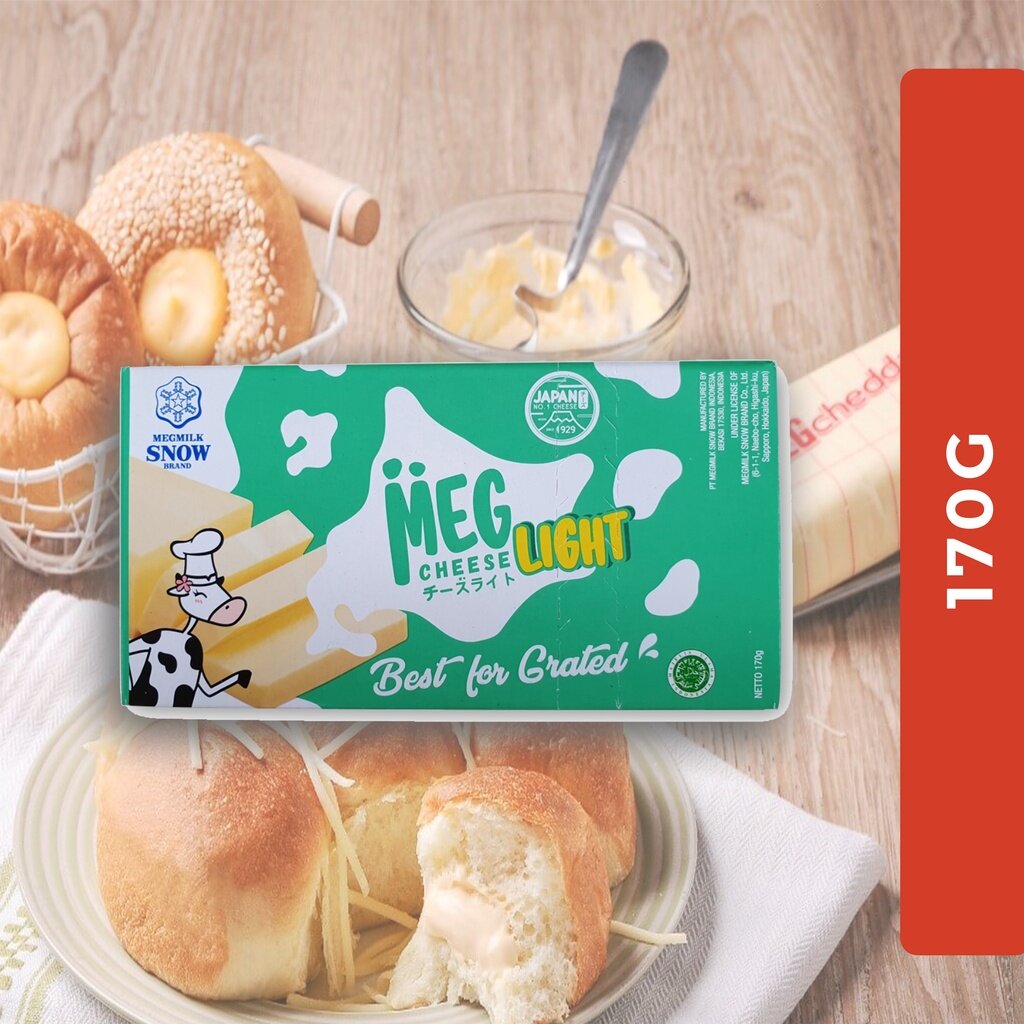 JAPAN MEG SNOW BRAND CHEDDAR CHEESE LIGHT 170GM | Lazada