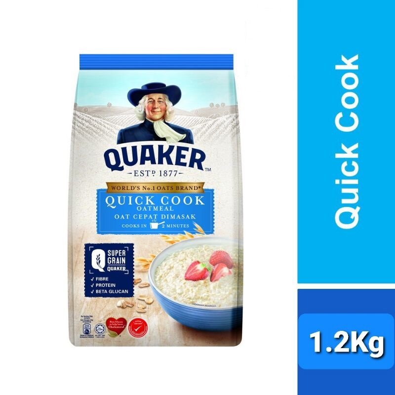 Quaker Oats - Instant Oatmeal/Quick Cook/Cereal Drink 3in1 Original ...