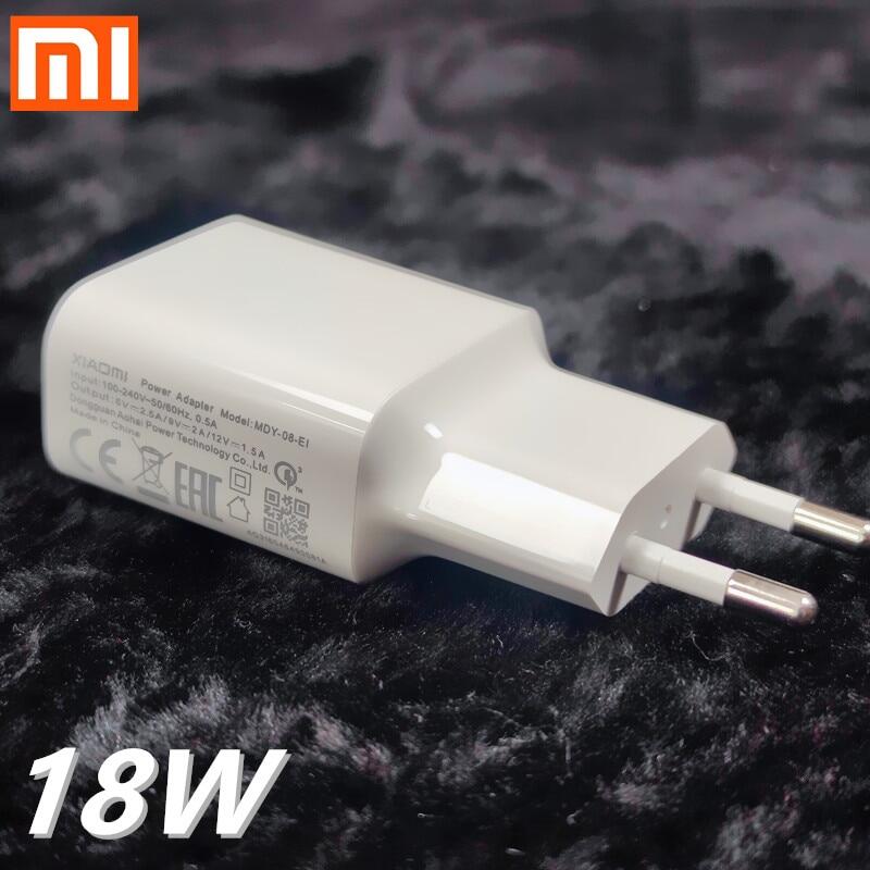 xiaomi fast charger 18W USB QC3.0 charger Type C Micro USB cable For ...