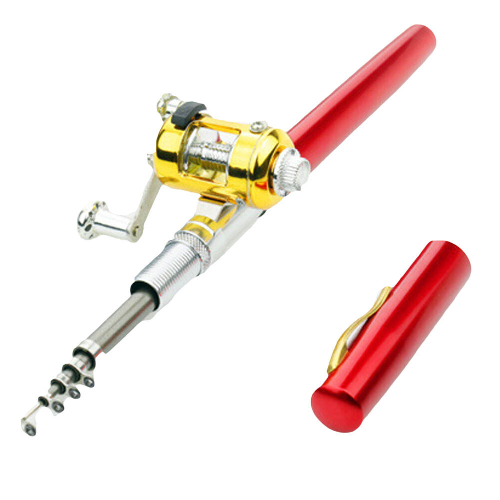 TFbbggs Spinning Fishing Rod Mini Fishing Rod With Drum Wheel Set ...