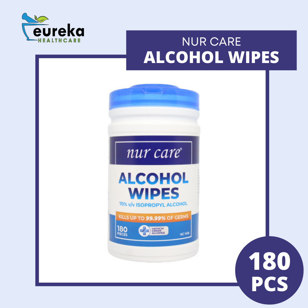 NUR CARE ALCOHOL WIPES 180 PCS | Lazada
