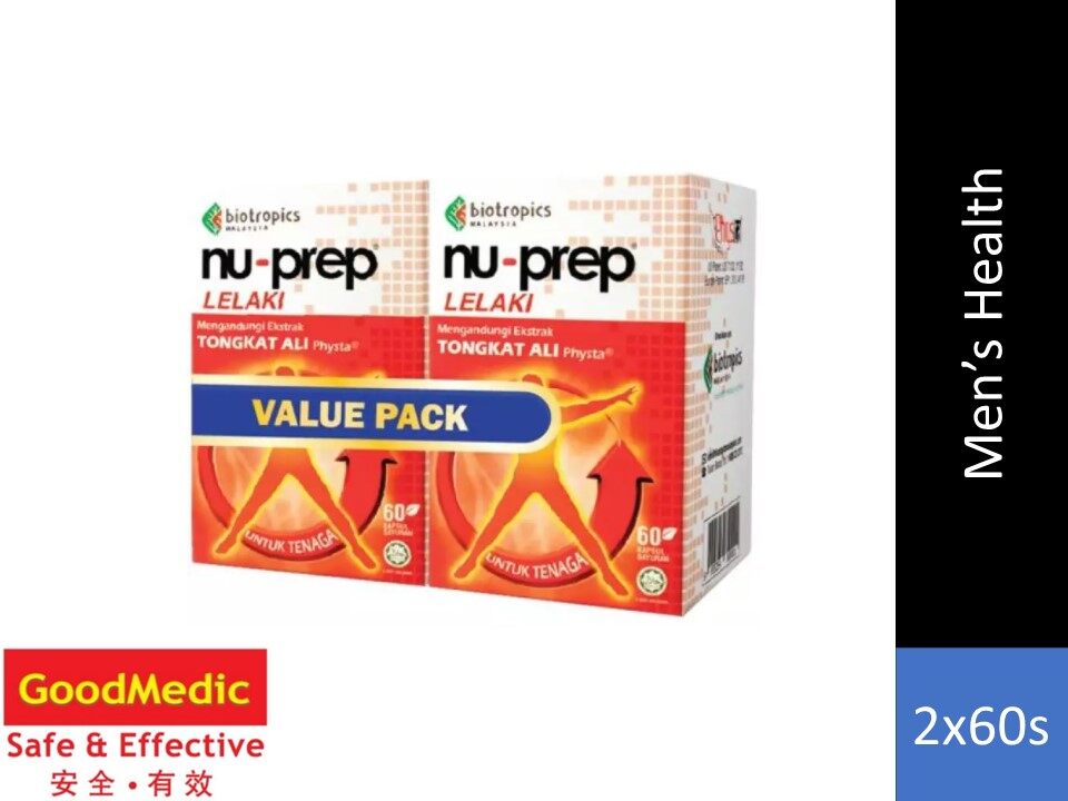 Nu-prep Lelaki (2 x 60s) | Lazada