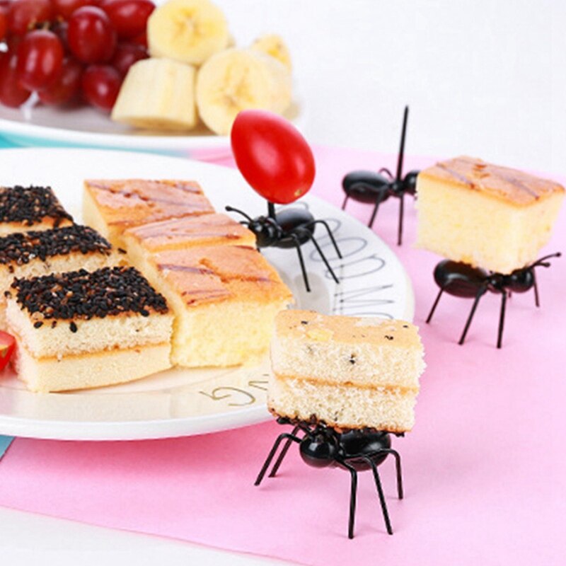 Ant Toothpick Convenient Fork Ant Moving Pastry Fork Party Series Fruit ...