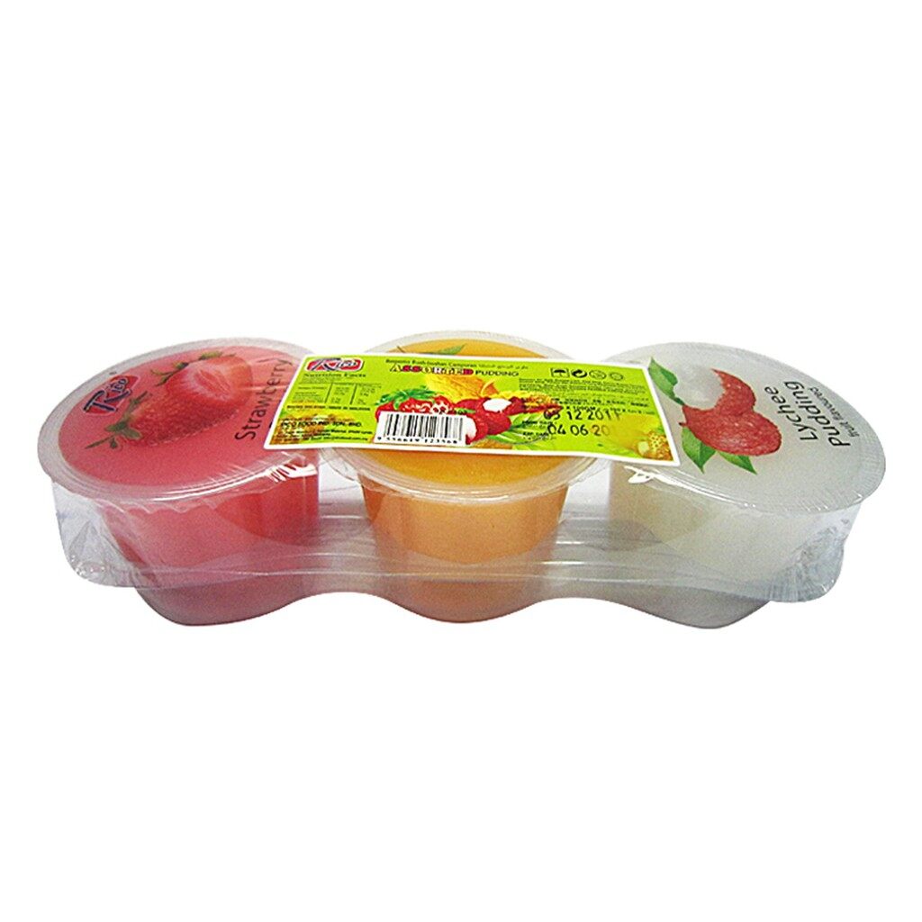 100g x 3 Cups RICO Pudding Fruit Flavoured | Lazada
