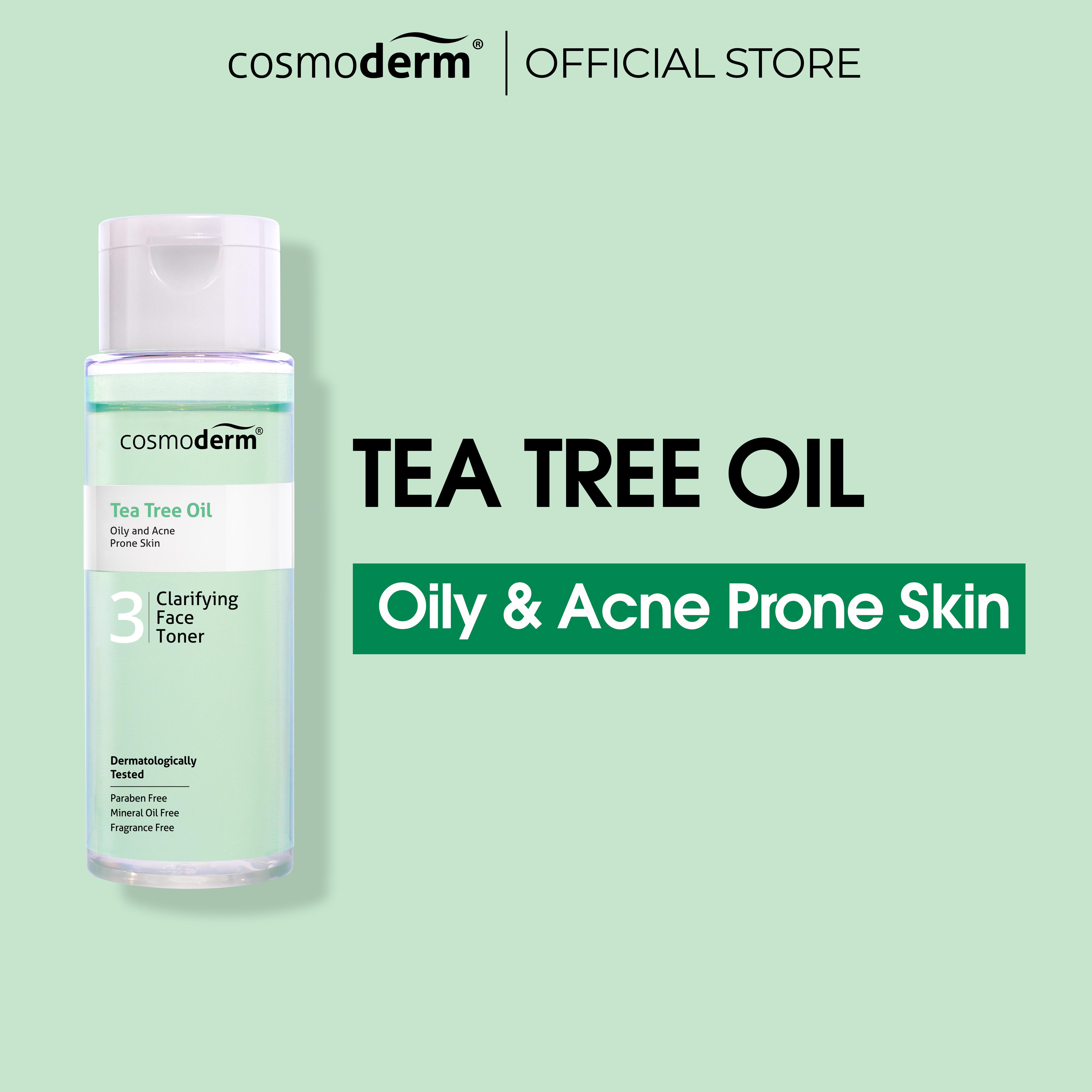 Cosmoderm Tea Tree Oil Clarifying Face Toner 100ml | Lazada