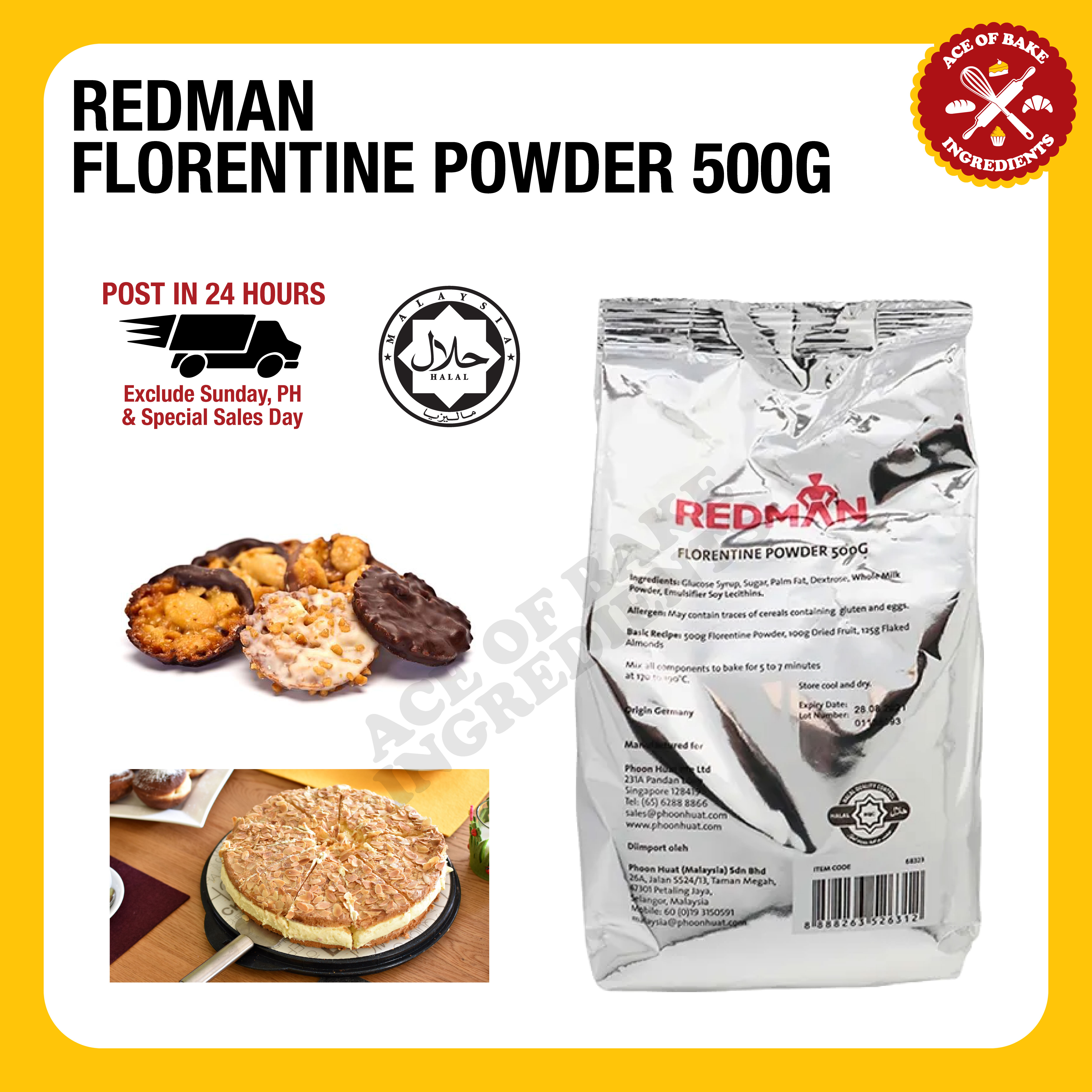REDMAN Florentine Powder 500g | Lazada
