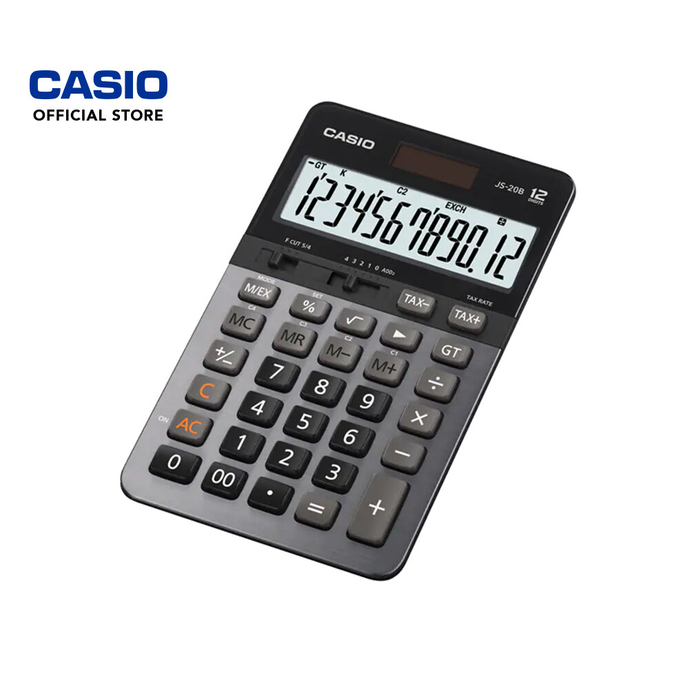 Casio Heavy Duty Calculator JS-20B (Black) | Lazada