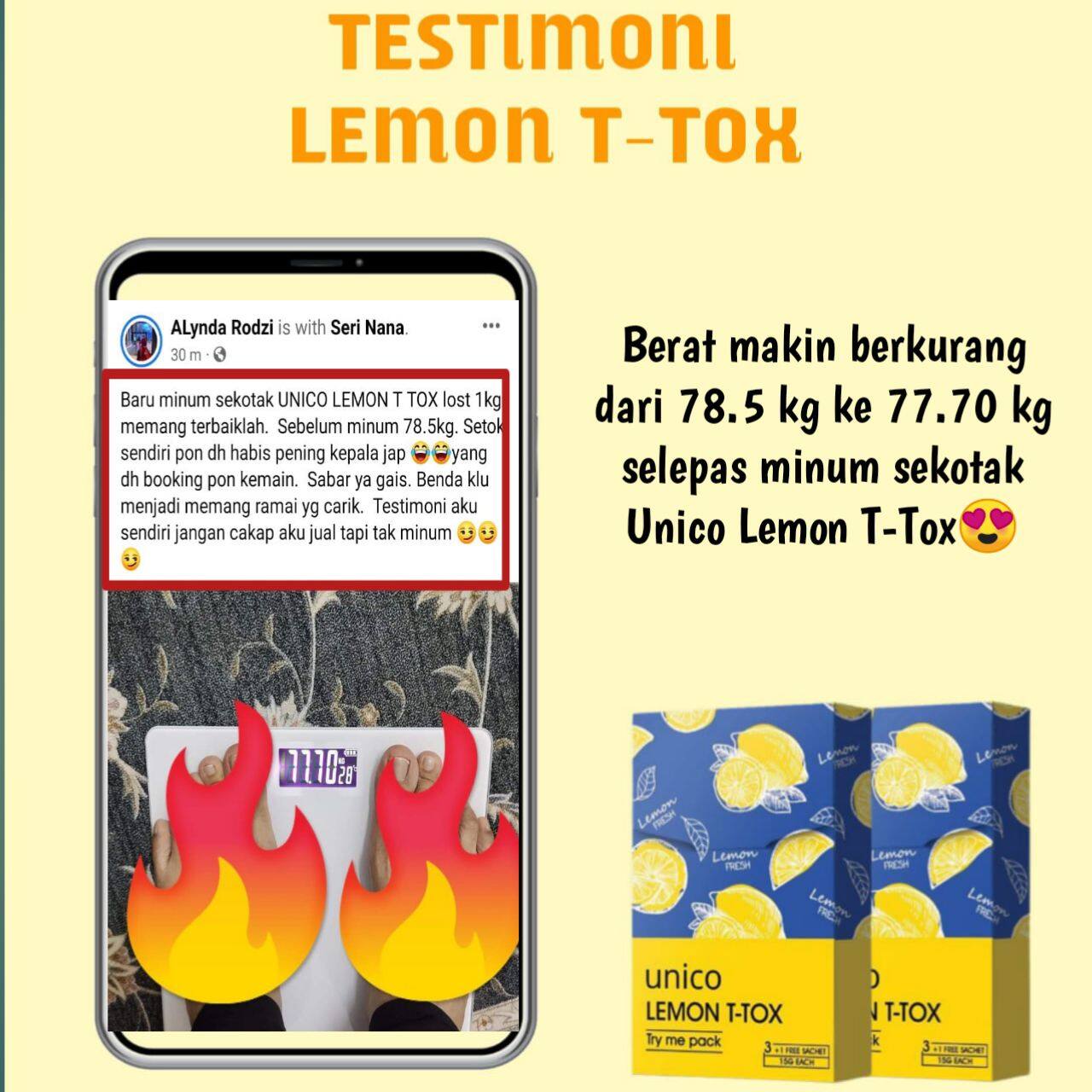 UNICO LEMON T TOX MINUMAN KURUS | Lazada