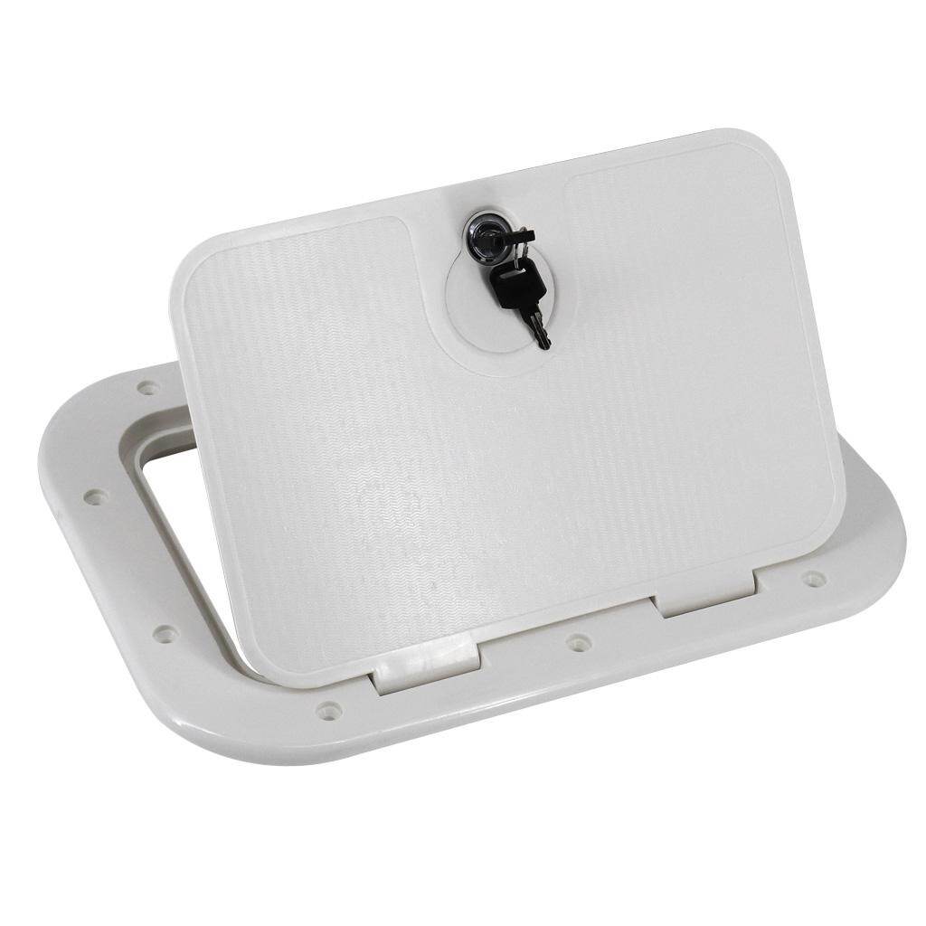 WBMOON ABS Marine Boat Deck Access Hatch And Lid With Lock 14.9 "x 9.8 ...