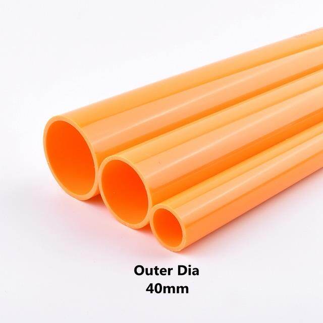 [HOT ERYZKMXCXVX 115] Out dia 20 50mm Orange PVC Pipe Length 50cm ...
