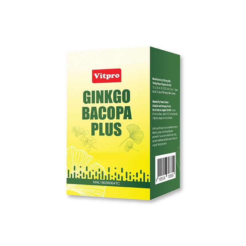 Vitpro Ginkgo Bacopa Plus (550mg) | Lazada