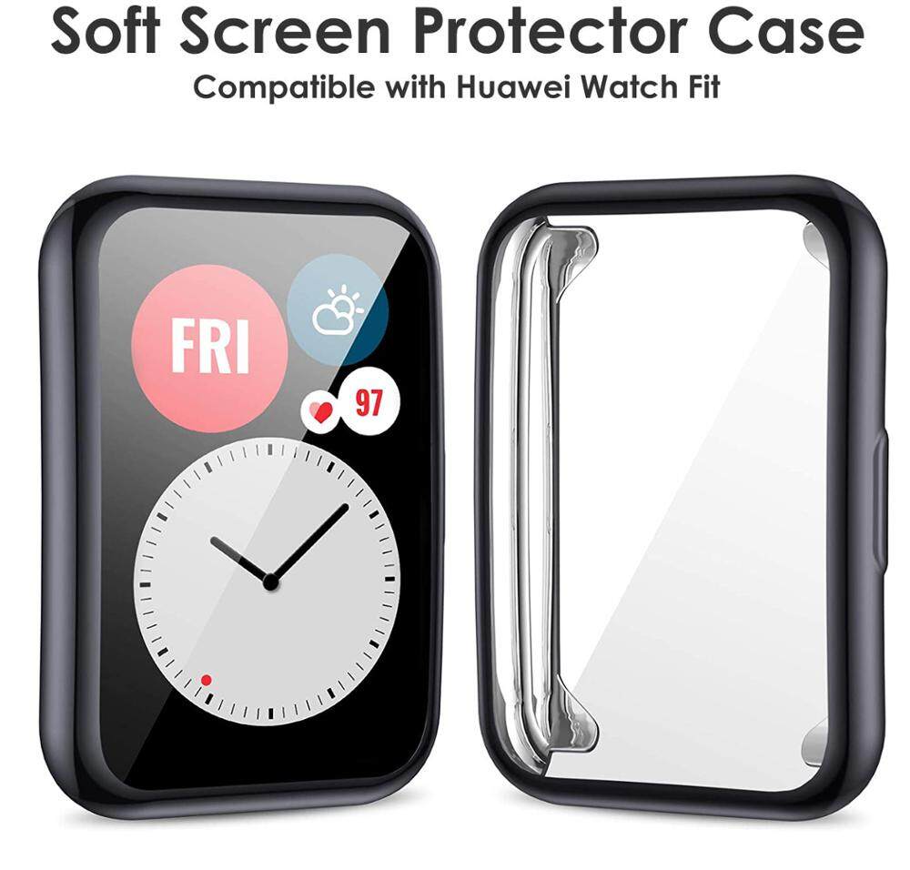 เคสป้องกันหน้าจอสำหรับ Huawei Watch Fit 2 Ultra Slim Soft Tpu