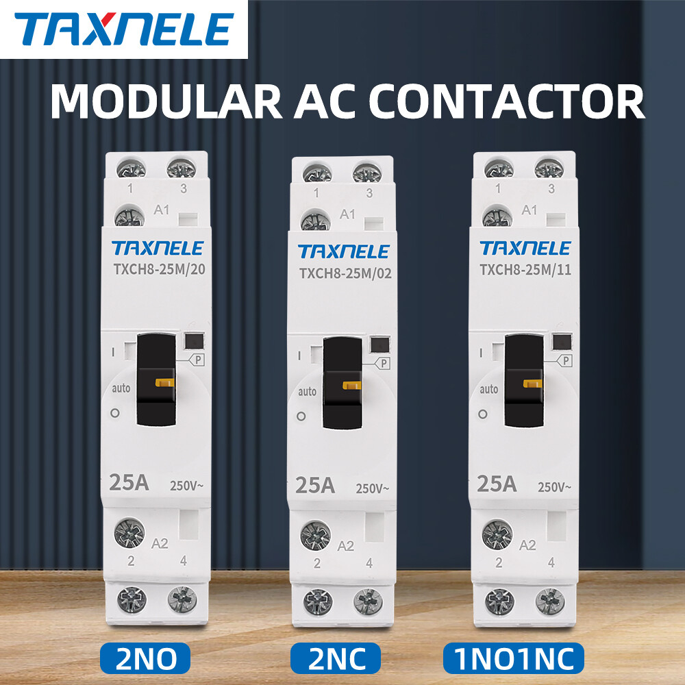 Din Rail Mounted Household Modular AC Contactor for Smart Home House ...