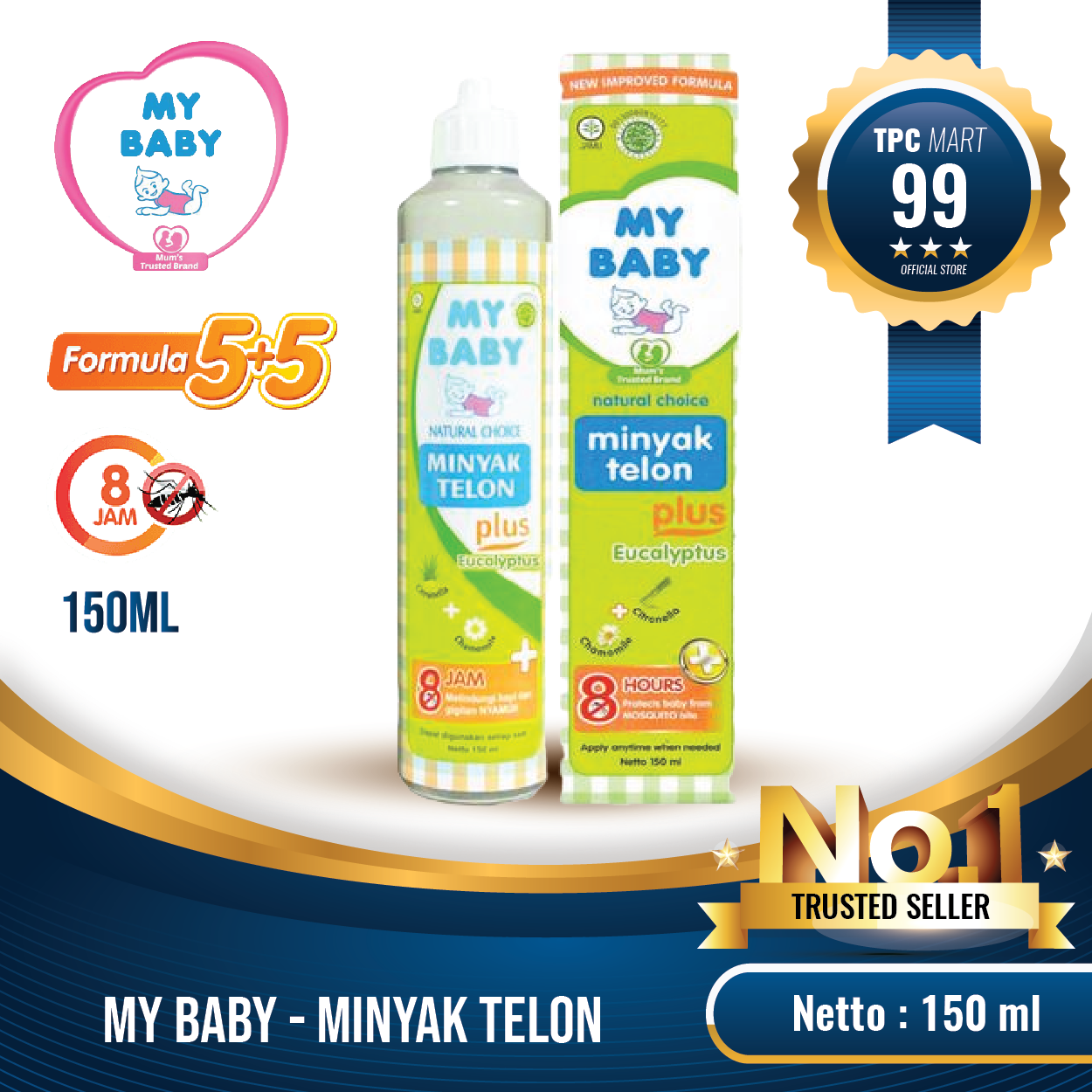 My Baby Minyak Telon - 150ml Original | Lazada