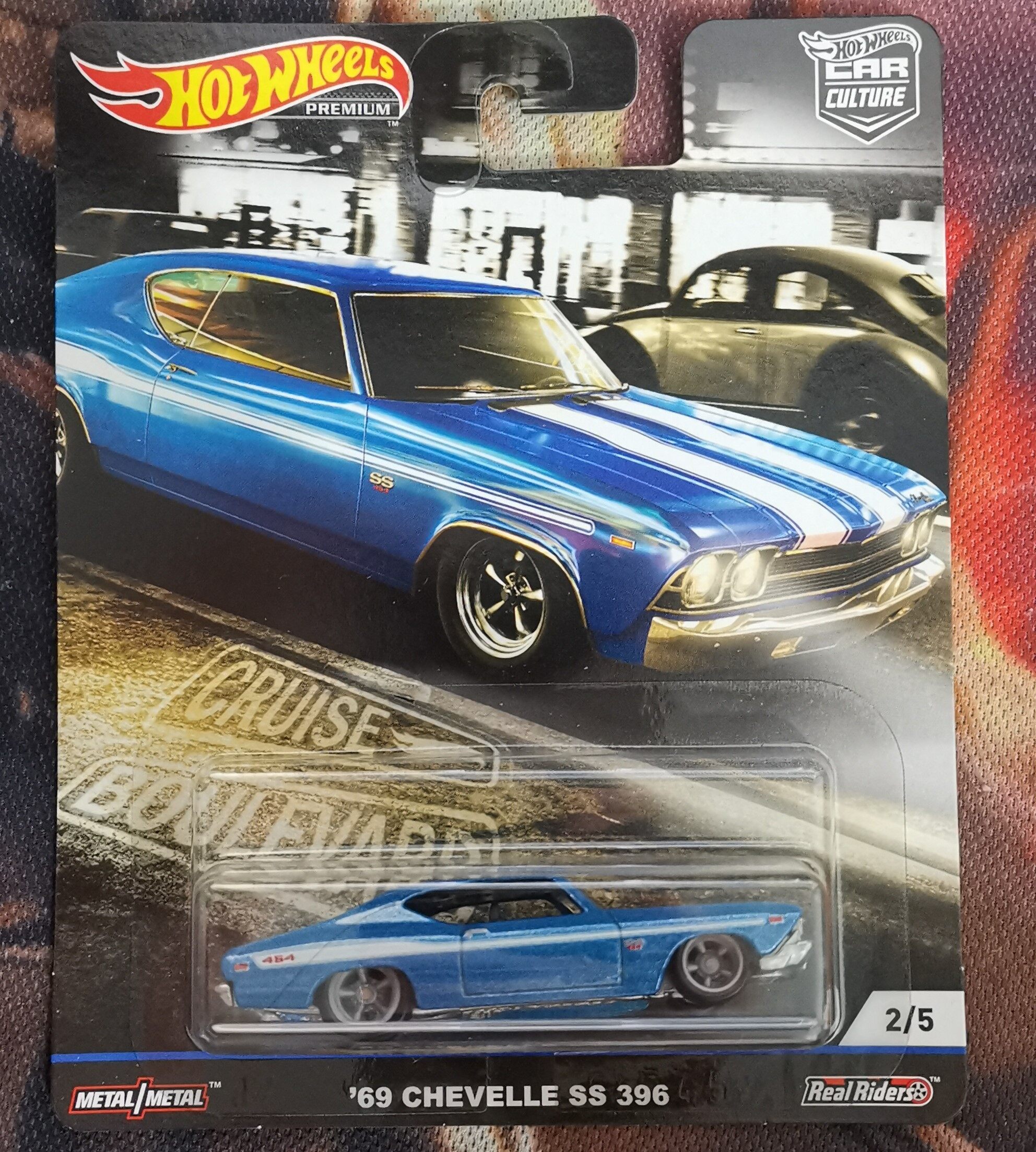 HOTWHEELS CAR CULTURE BOULEVARD REAL RIDERS 2/5 69 CHEVELLE SS 396 | Lazada