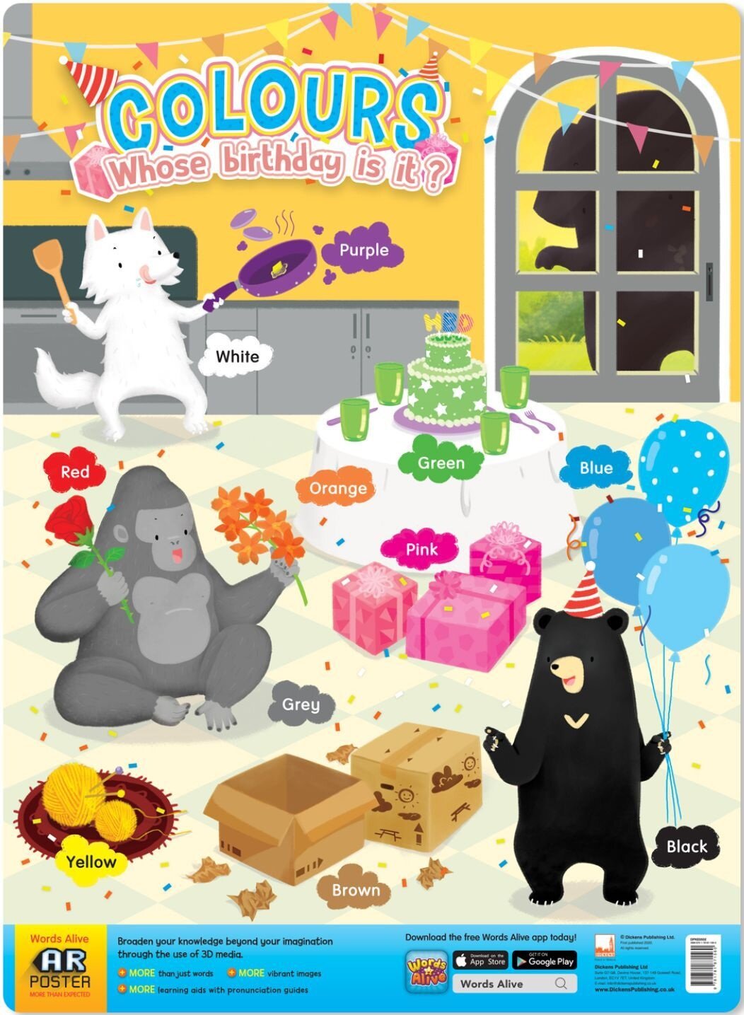 PELANGI WORDS ALIVE AR POSTER CHART - English Educational Teacher Tools ...