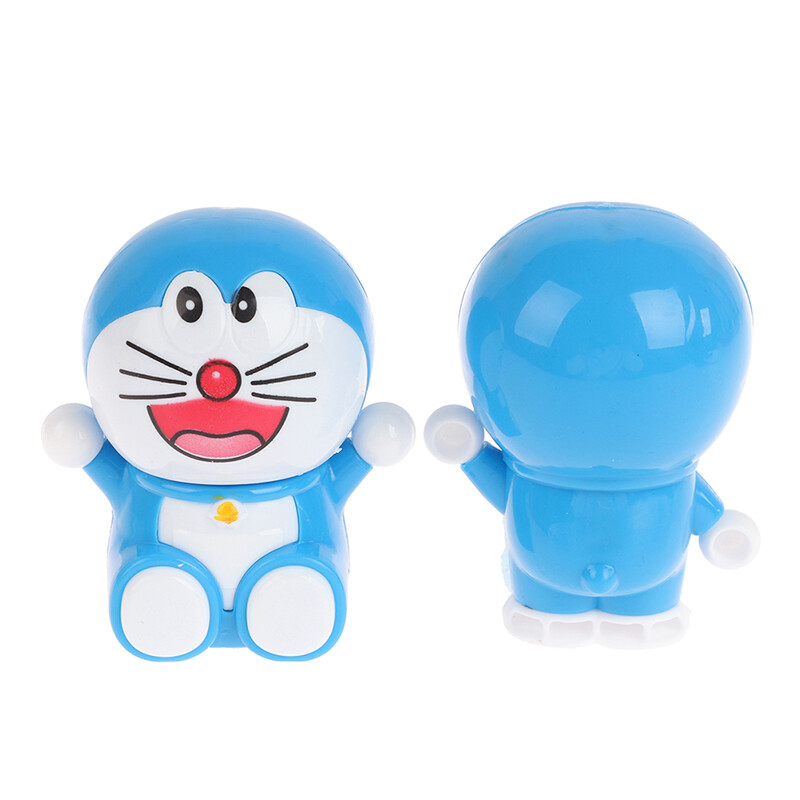 4pcs/set Birthday Cake Decor Topper Figure Doraemon Cat Toys Kids Party ...