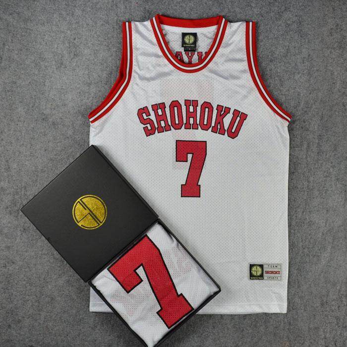 Slam Dunk Shohoku High School No.7มิยากิเรียวตะด้านบนคอสเพลย์เสื้อกั๊ก ...