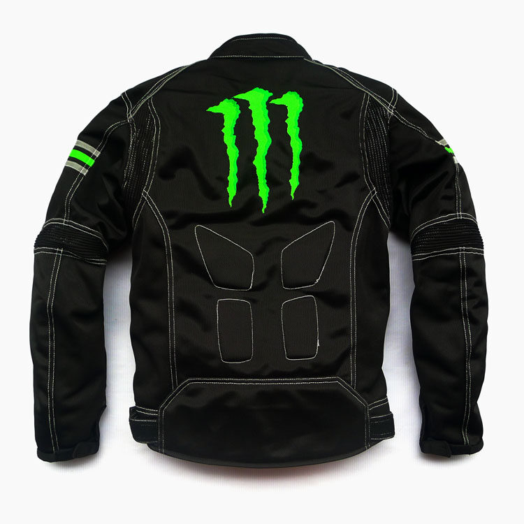 Monster Summer Men's Motorcycle Jacket Racing Suits Breathable Mesh ...