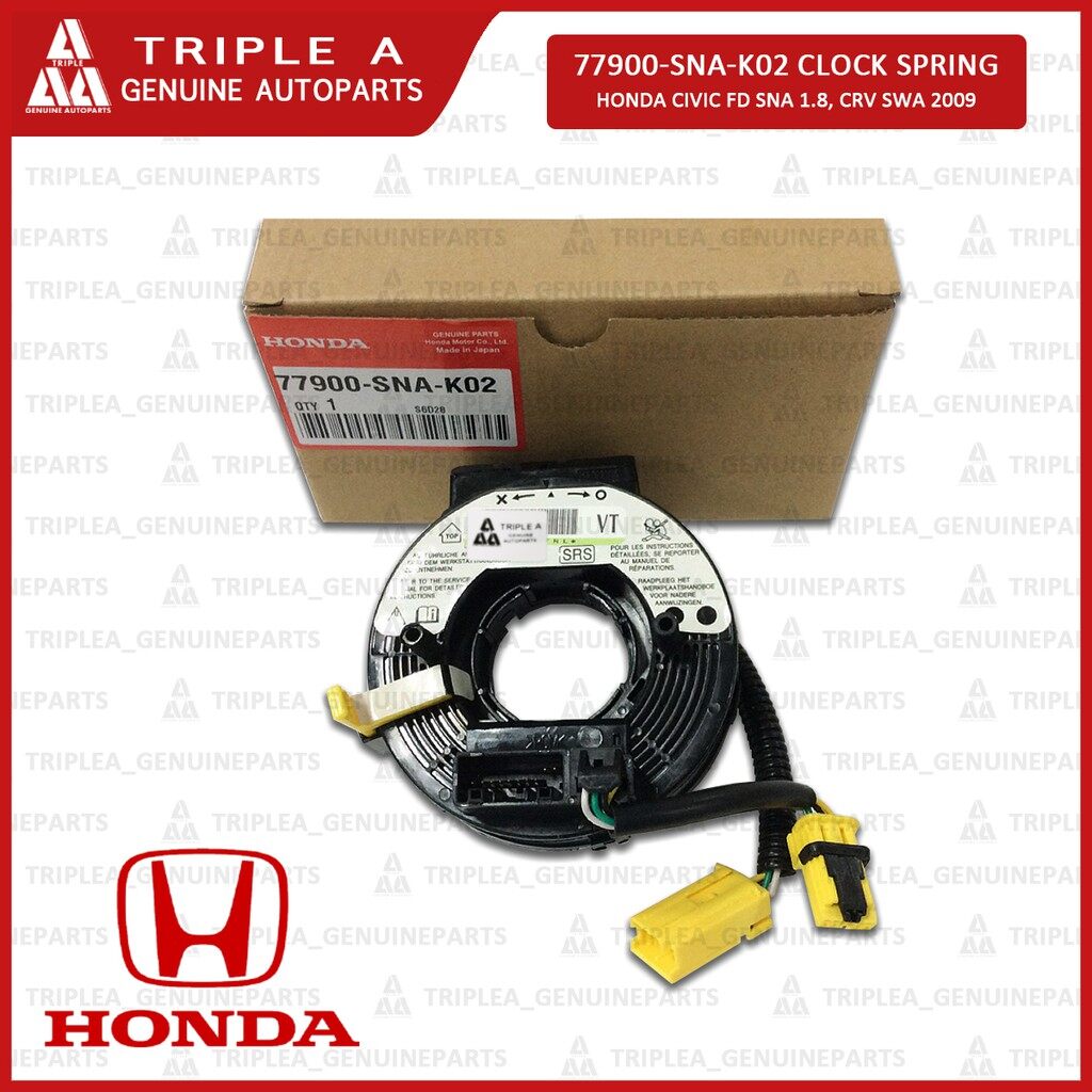 77900-SNA-K02 Clock Spring Honda Civic FD SNA 1.8, CRV SWA 2009 ...
