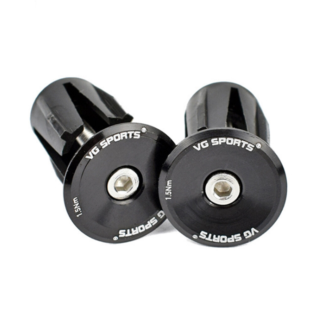 Bike Handlebar Caps Bicycle Handlebar Plugs Handle Grip Bar End ...