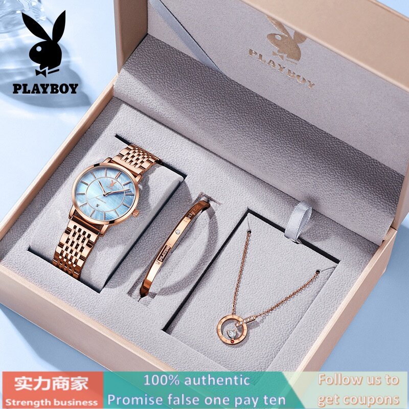 PLAYBOY Nd Watch (Original Genuine + Original Box) 2034 Quartz Watch ...