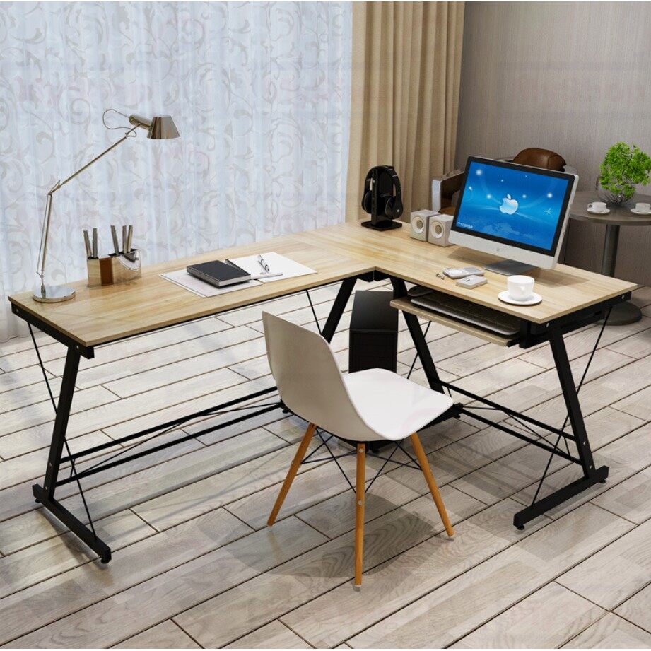 QUANU-L-Shape Office Computer Table Computer Laptop Wooden Desk Study ... QUANU-L-Shape Office Computer Table Computer Laptop Wooden Desk Study ...