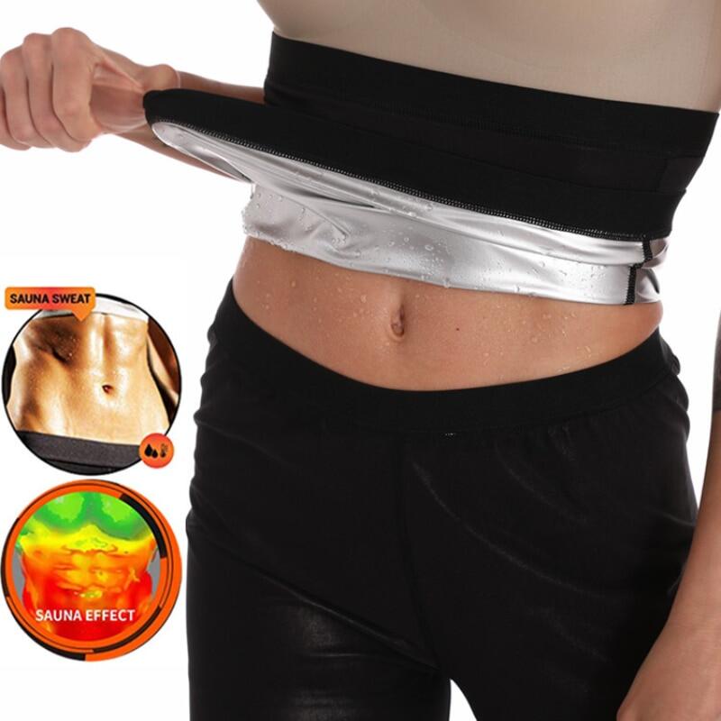 S-5XL Sauna Waist Trimmer Belly Wrap Workout Sport Sweat Band Abdominal ...