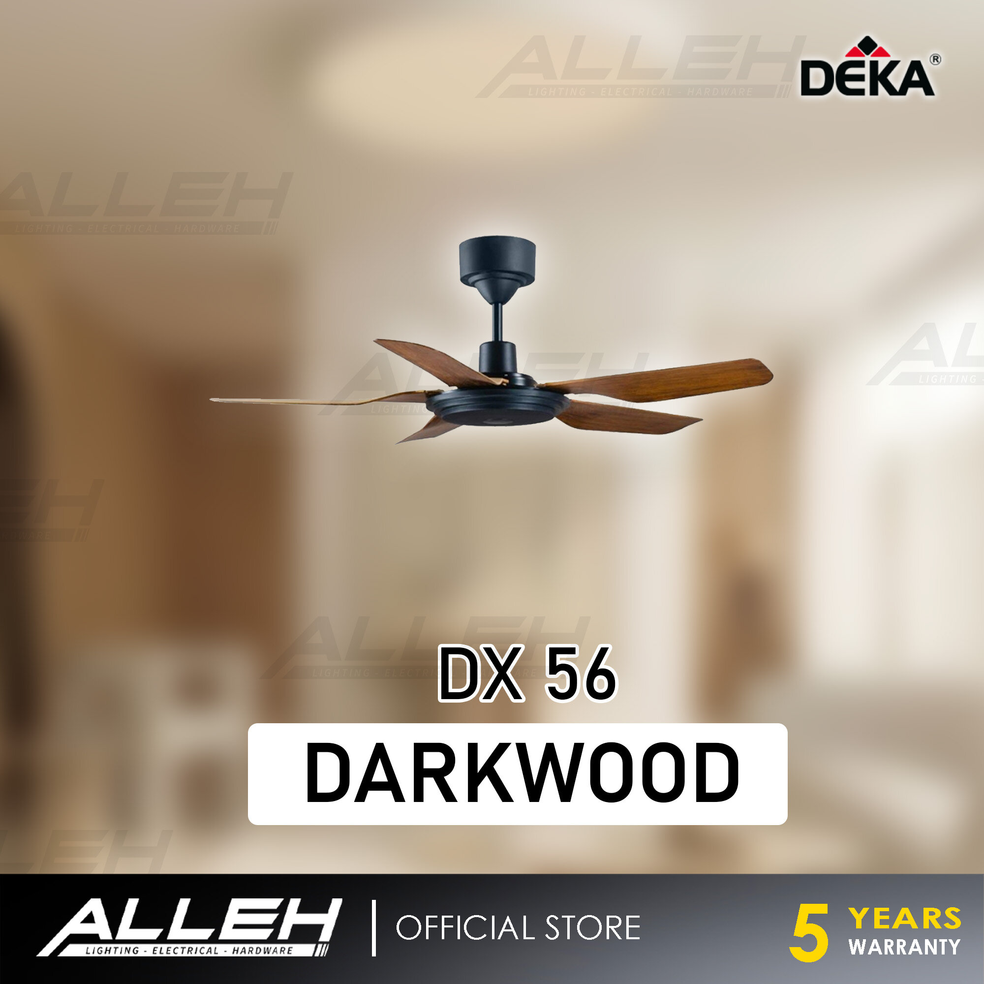 ⭐deka dx56⭐Deka ceiling fan 56”/Deka Dx 42” Inch kipas Deka fan remote ...