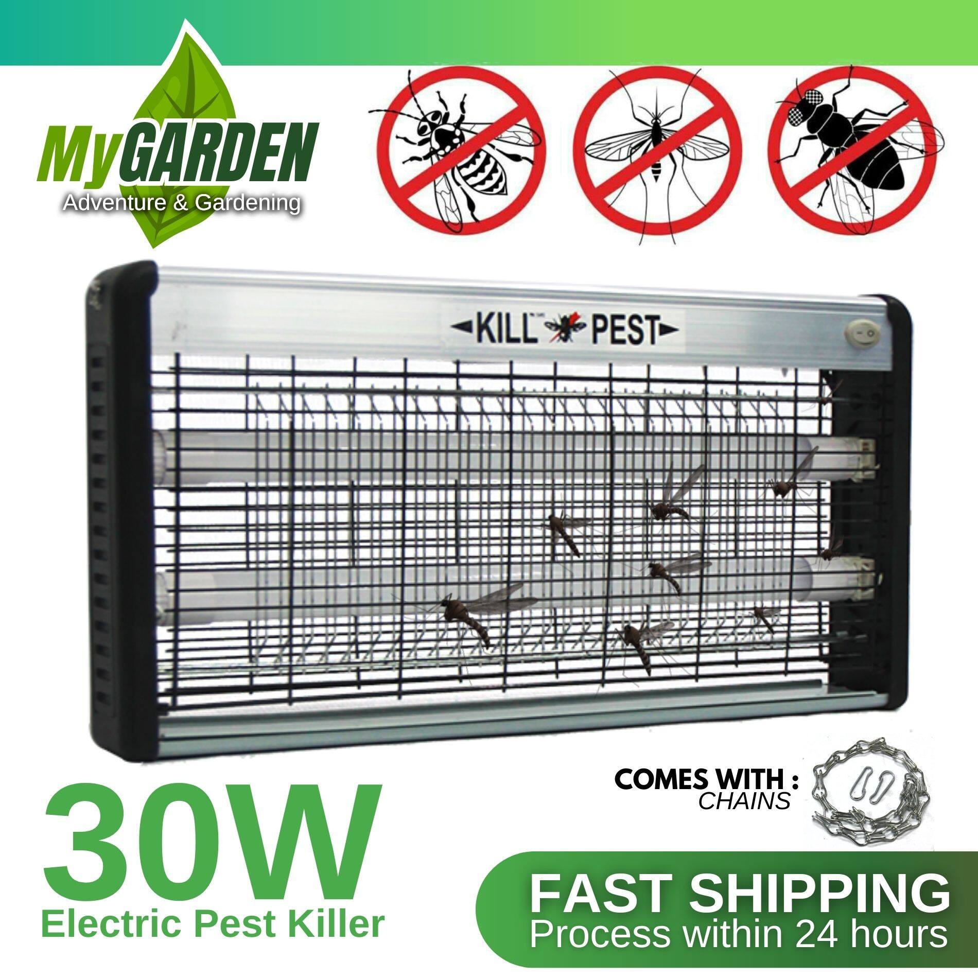 MYGARDEN Electric Pest killer Led Mosquito Killer UV Lamp Fly Insert ...