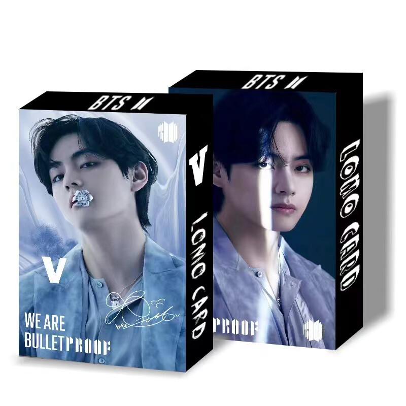 30ชิ้น/กล่อง BTS Photocards Proof Album LOMO Card โปสการ์ด V JUNGKOOK ...