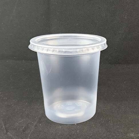 Benxon PP Round Container [ 100sets± ] 4oz / 8oz - Disposable Plastic ...