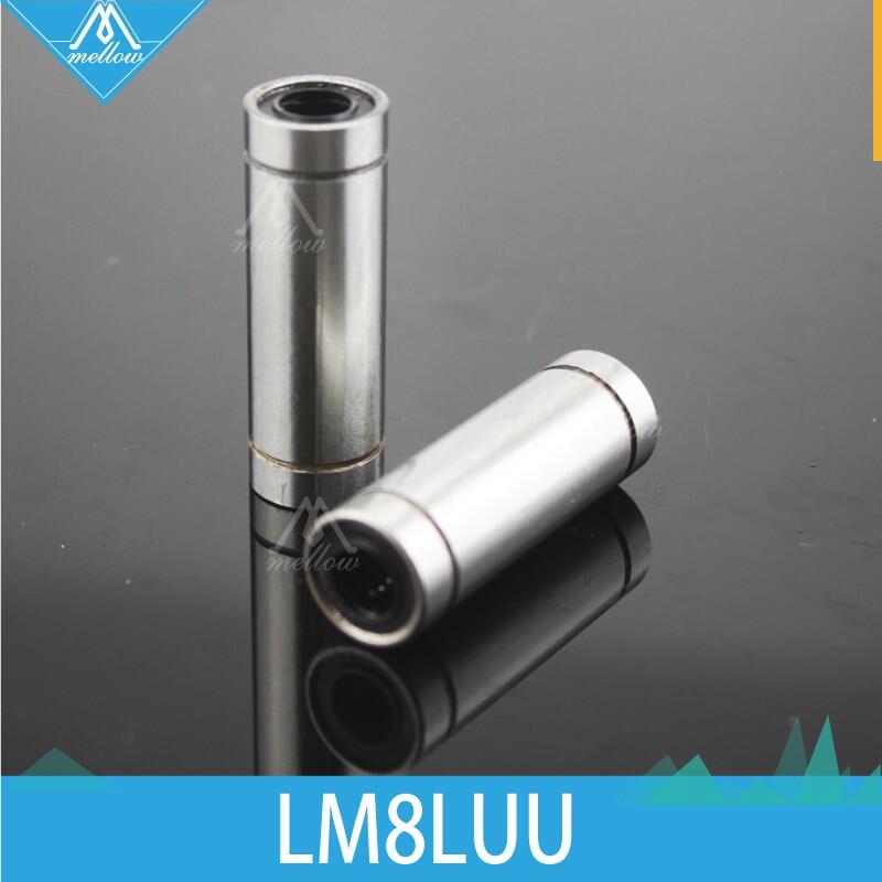 2ชิ้น/ล็อต LM8LUU LML8UU 8มม. 8X15X45มม. 8มม. แบริ่งเชิงเส้นบูชบุช ...