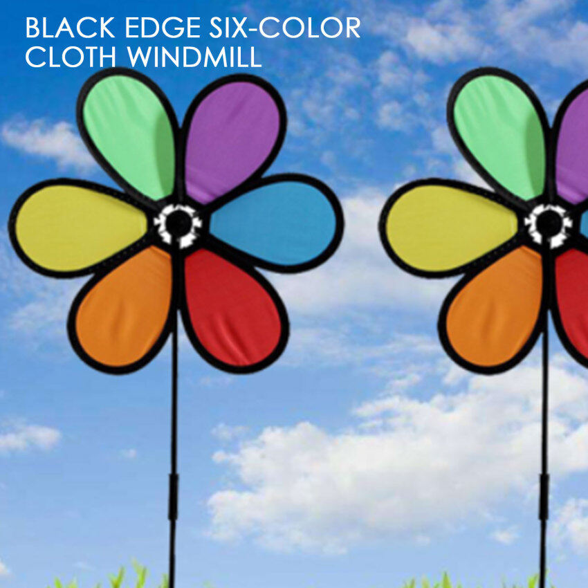 กังหันสายรุ้ง,สีสันระย้าตกแต่ง Pinwheels Windmill ดอกไม้ Rainbow ...