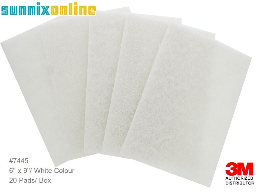 Scotch Brite 3m Light Duty Cleansing Pad 7445 ส ขาว | Shelly Lighting