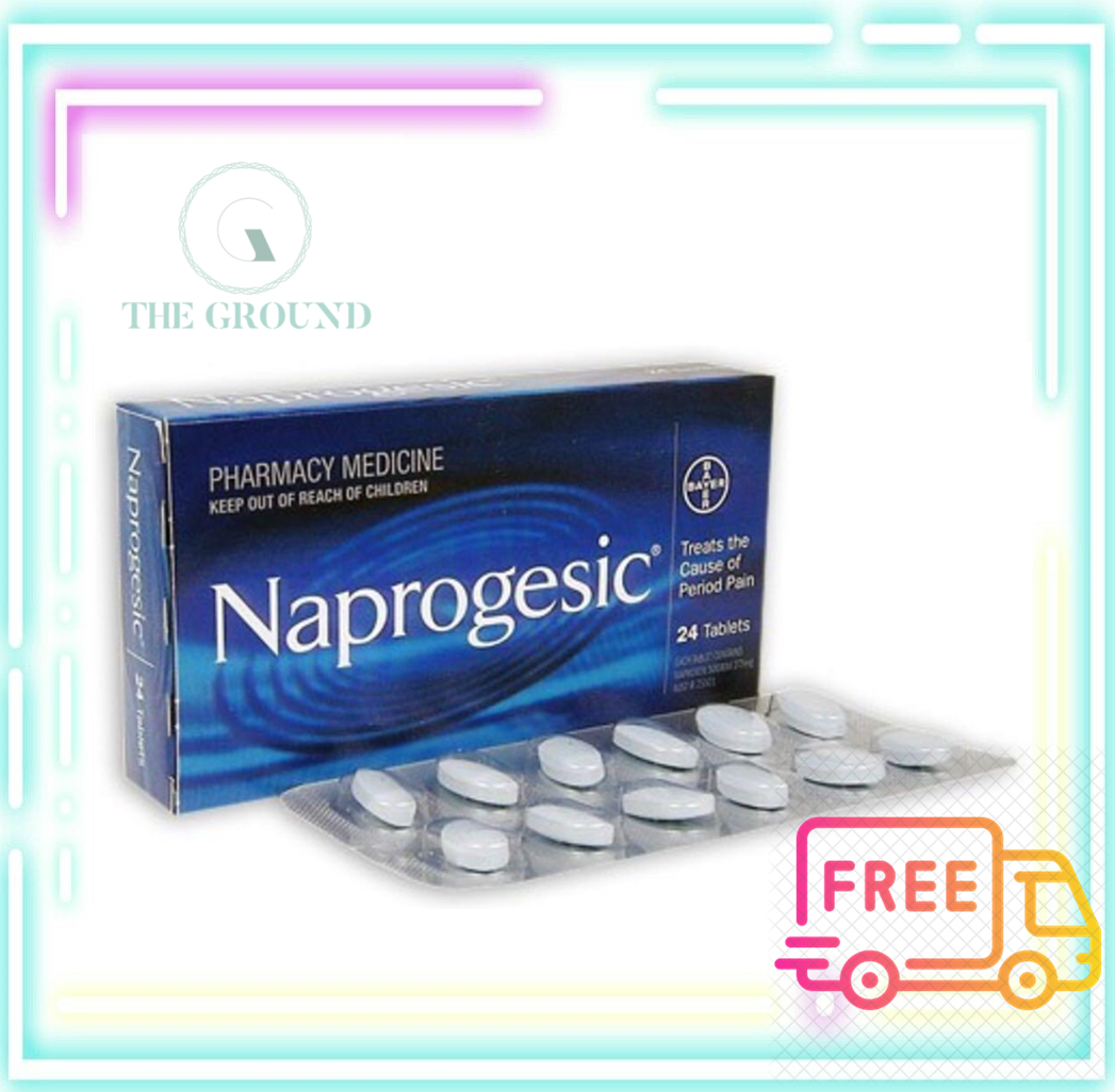 [READY STOCK EXP: 07/2024] Bayer Naprogesic 275mg Tablets 痛经片 24 Pack ...