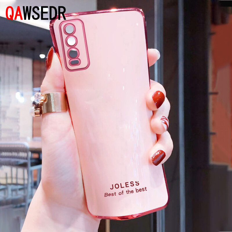 QAWSEDR ชุบเคสสำหรับ Vivo Y20 Y20sg Y20i Y20i Y12s Y20a 2021ที่แม่นยำ ...